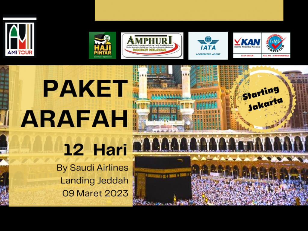 Paket Umrah Arafah 09 Maret 2023