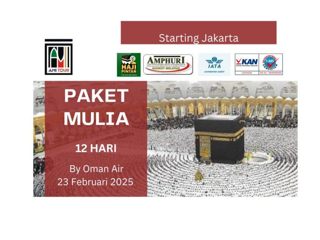 UMRAH MULIA 12 HARI 23 FEBRUARI 2025 BY OMAN AIR