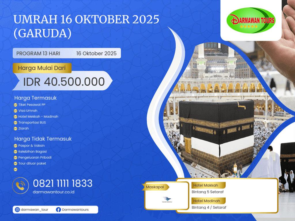 UMRAH 16 OKTOBER 2025 (GARUDA)