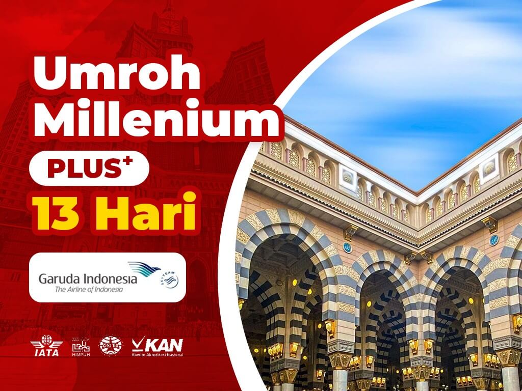 Umroh Millenium Plus 13 Hr by Garuda 1445 H