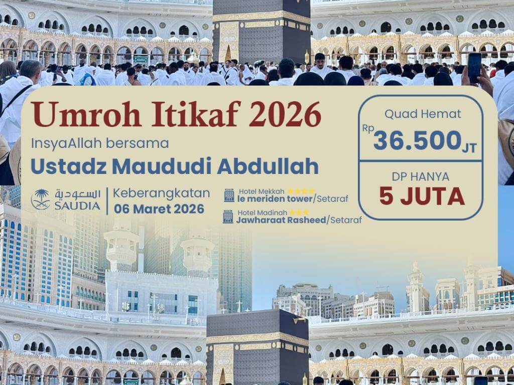 Umroh I'tikaf Akhir Ramadhan 2026