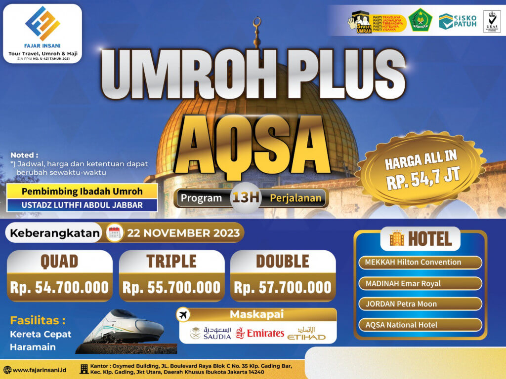 Umrah Plus Aqsha